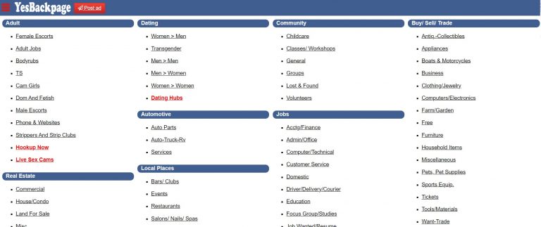 Yesbackpage – Should You Trust This New Personal Classified Ads Website?